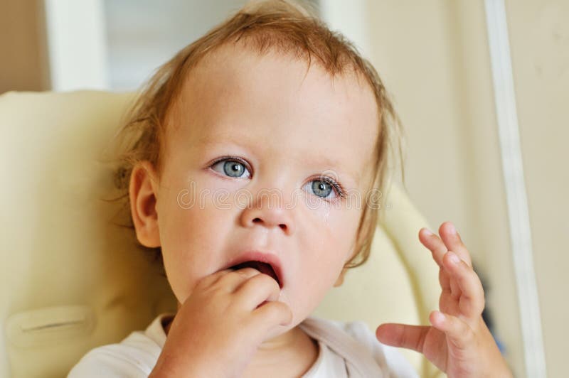 Little baby is crying stock photo. Image of girl, human - 72601596