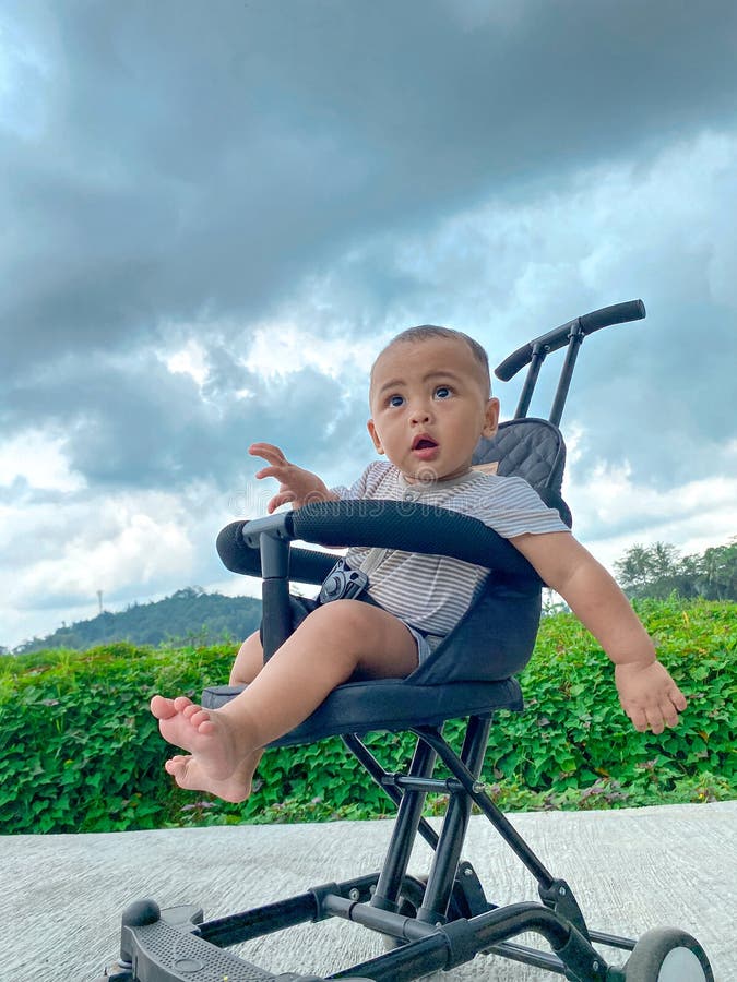 Little Baby Expression while Playing Stock Image - Image of expression ...