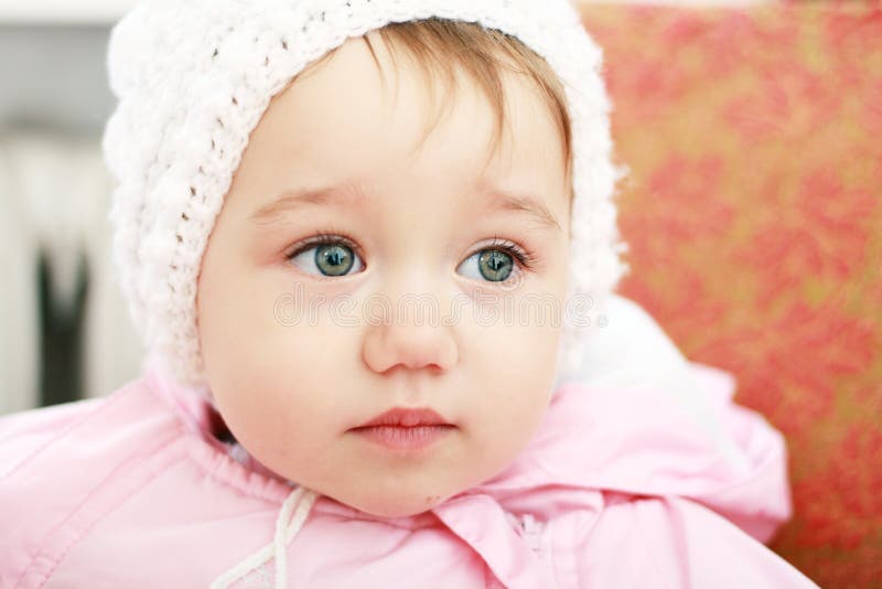 Little baby face stock image. Image of blond, love, happiness - 34852723