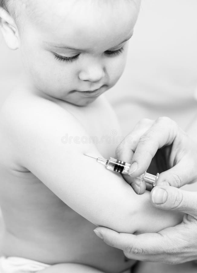 Little Baby Get an Injection Stock Photo - Image of needle, nurse: 13778442