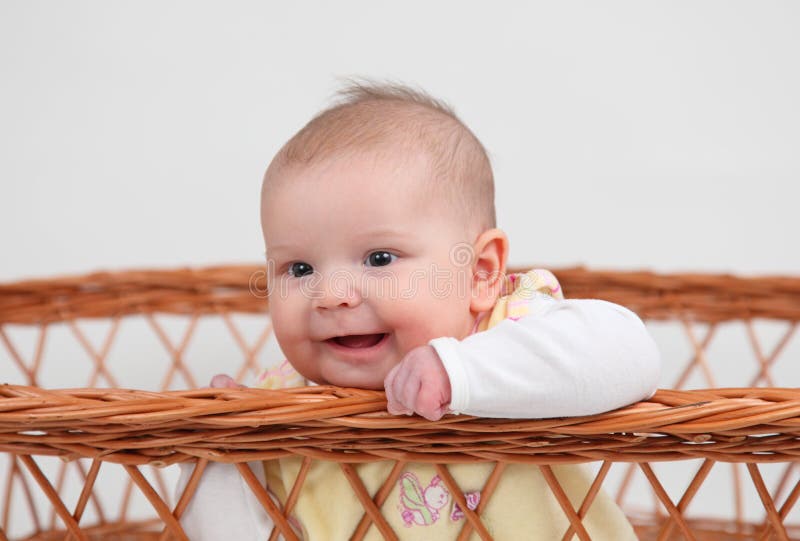 Little baby girl stock image. Image of child, looking - 17898547
