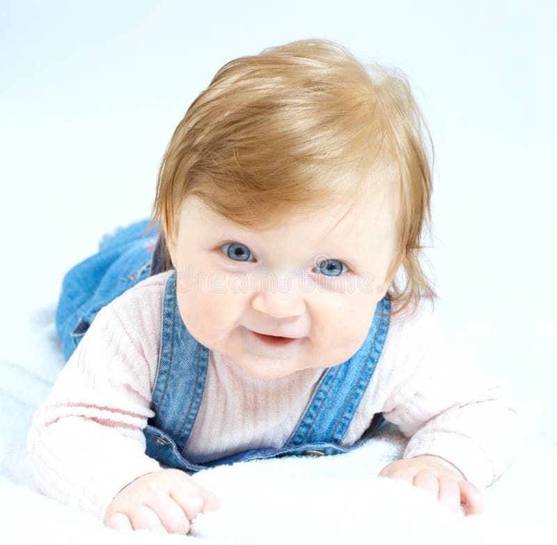 Little baby portrait stock photo. Image of face, eyes - 10642880