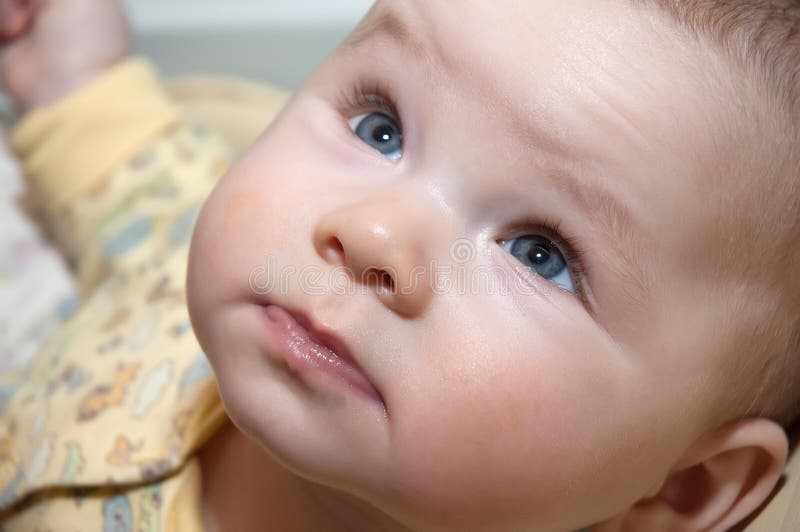 Little baby portrait stock photo. Image of portrait, smile - 41671290