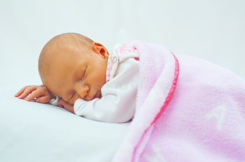 Sleeping baby stock photo. Image of months, adorable - 30064060
