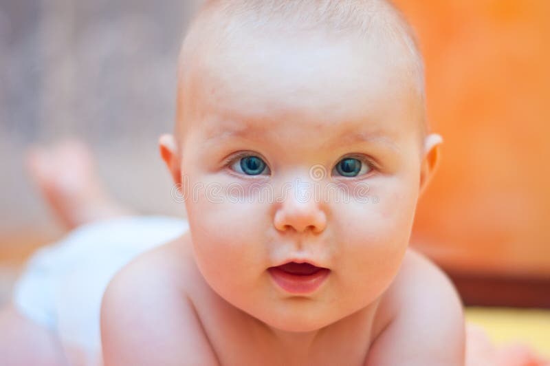 Little baby stock photo. Image of laughing, infant, life - 35095678