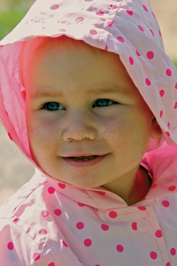 Little baby smiling stock photo. Image of girl, dreamy - 3084484
