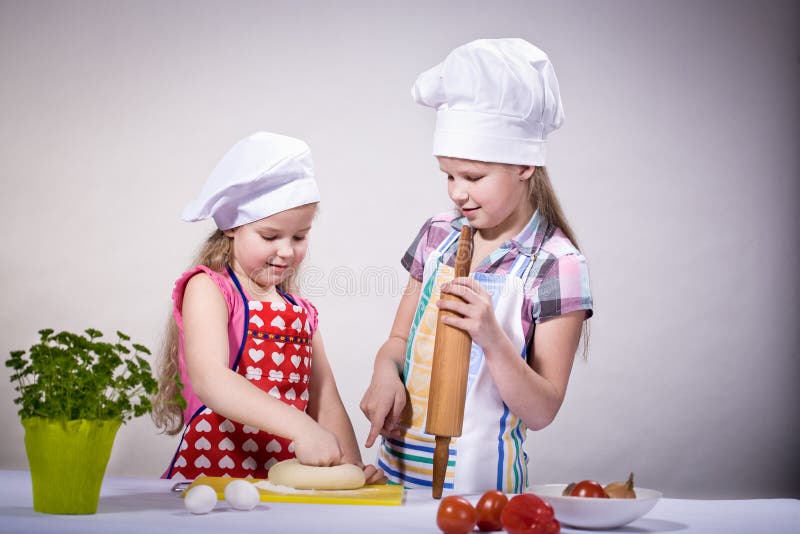 Little baker stock image. Image of working, eating, preparing - 19744123