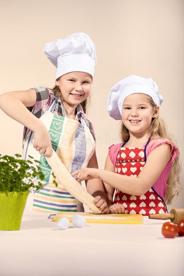 Little baker stock image. Image of preparation, young - 23599315