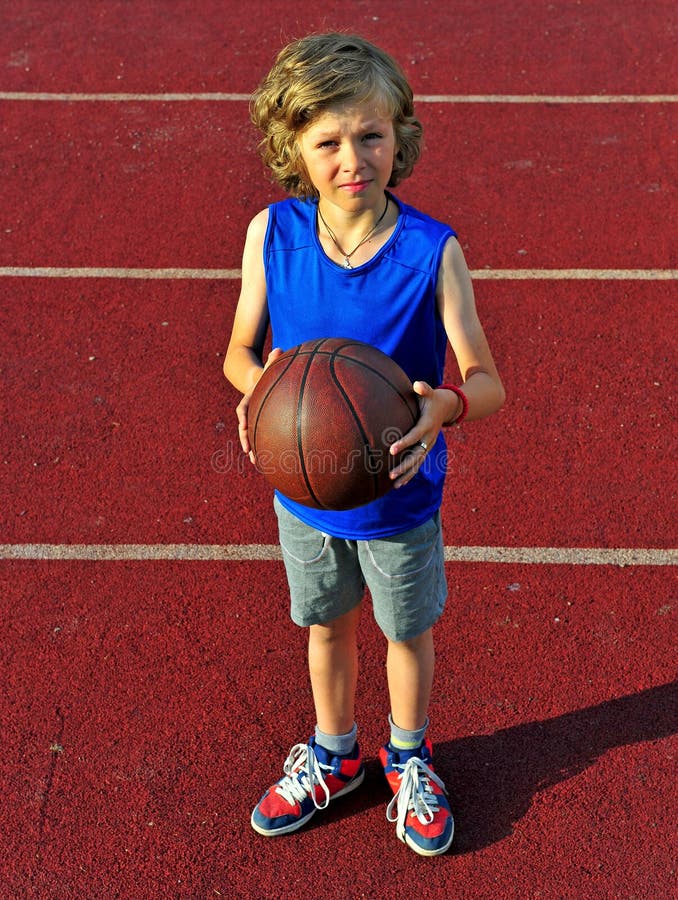 Little Basketball Player Ready Shot Stock Photos - Free & Royalty-Free ...