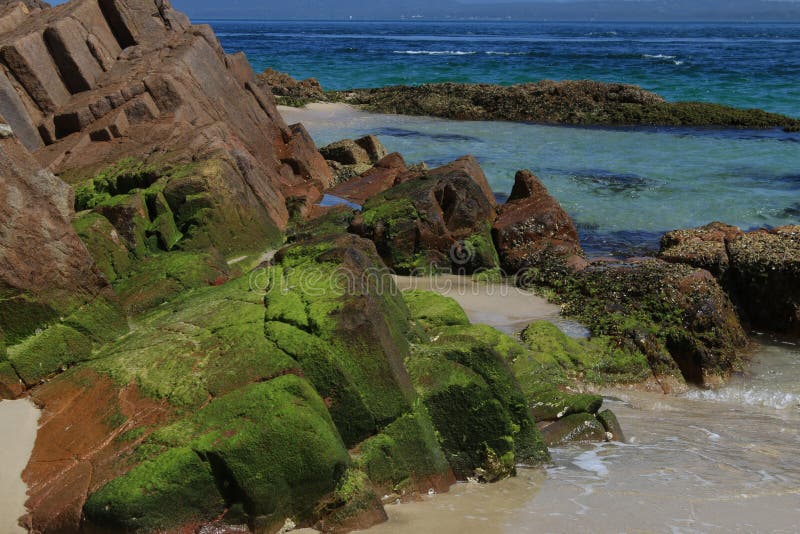 Little Bay Rock Formations stock image. Image of rock - 49109433