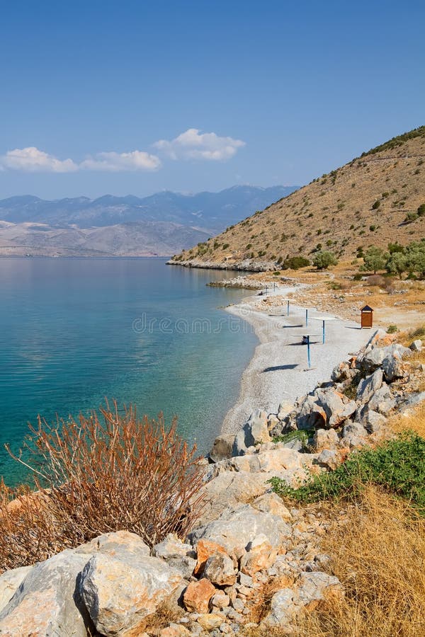 Little Beach stock photo. Image of tranquil, greek, vacation - 26708994
