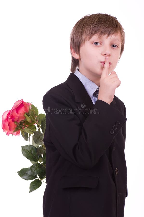 186 Little Beautiful Boy Pink Roses Stock Photos - Free & Royalty-Free ...