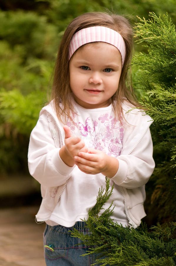 Little girl shopping stock photo. Image of attractive - 13455168