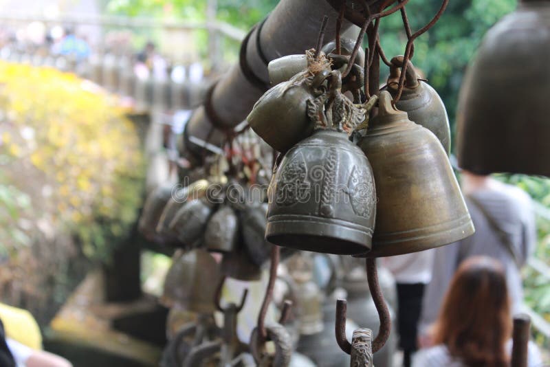 Little bell stock image. Image of morning, monkey, buddhists - 72332489