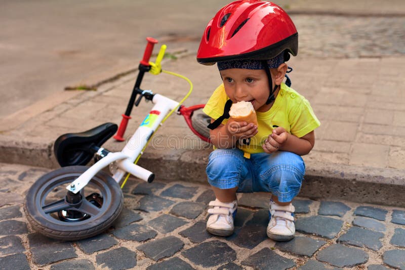 Little bicycle driver stock image. Image of activities - 55422587