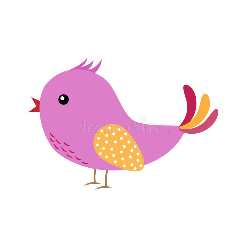 Little Bird, Isolated Vector Illustration, Design Stock Vector ...