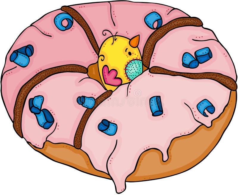 Little Bird Singing on a Tree Branch Stock Vector - Illustration of ...