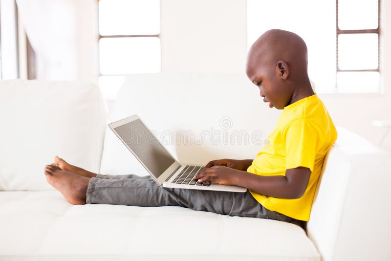 1,376 Little Black Boy Laptop Stock Photos - Free & Royalty-Free Stock ...