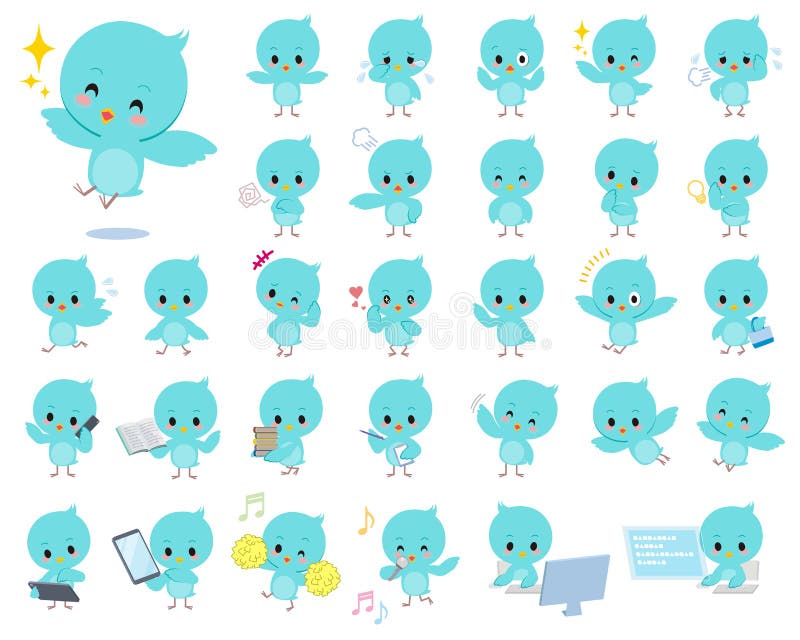 Cartoon Sad Blue Bird Stock Illustrations – 226 Cartoon Sad Blue Bird ...