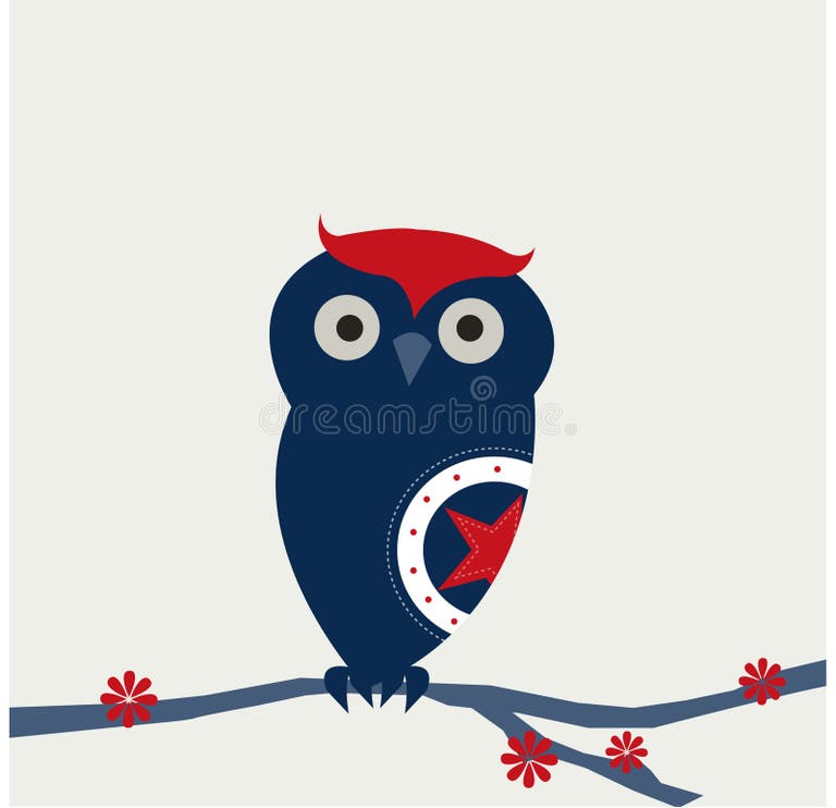 Blue Line Art Owl Stock Illustrations – 1,909 Blue Line Art Owl Stock ...