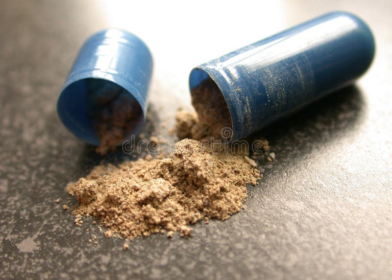 Little Blue Pill stock image. Image of naturopath, inside - 43989