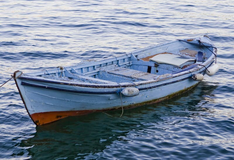 Weathered Green Row Boat stock image. Image of boat, rust - 74070681