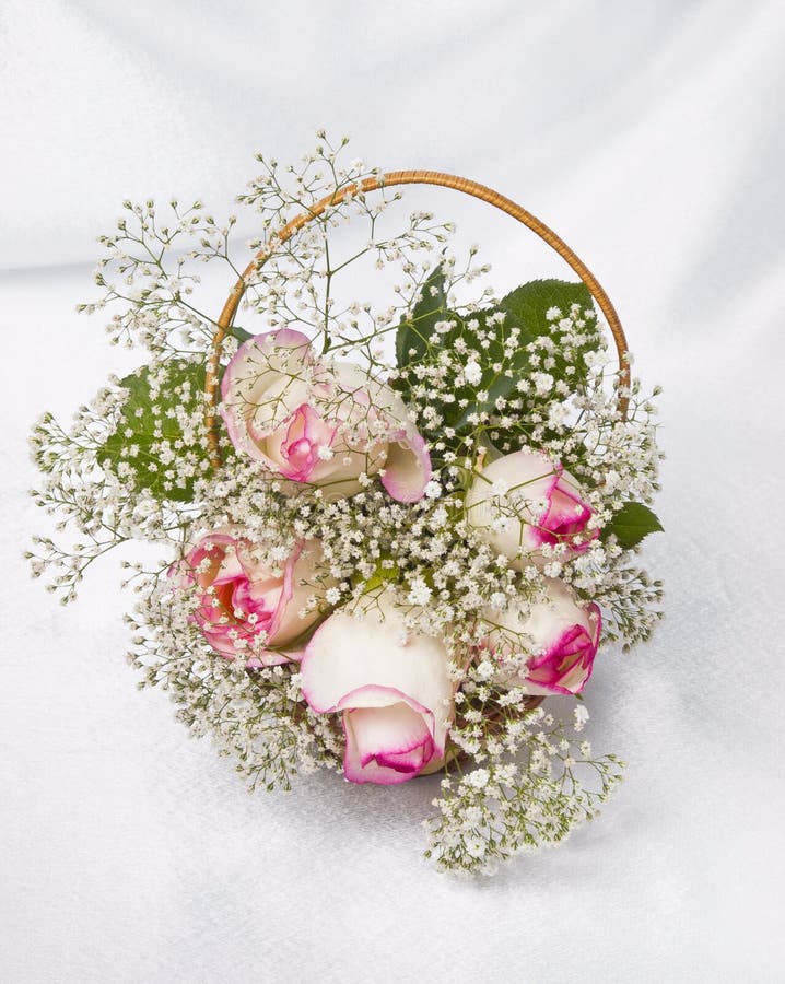 Little bouquet of roses stock image. Image of satin, botany - 15388697