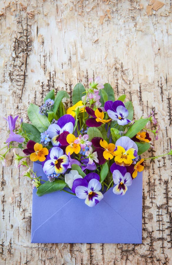 Little Bouquet of Spring Flowers Stock Photo - Image of bright, flora ...