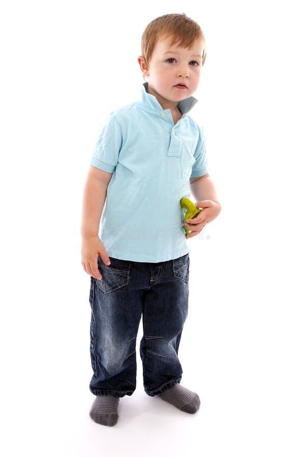 Little Boy Escaping stock photo. Image of little, person - 14891116