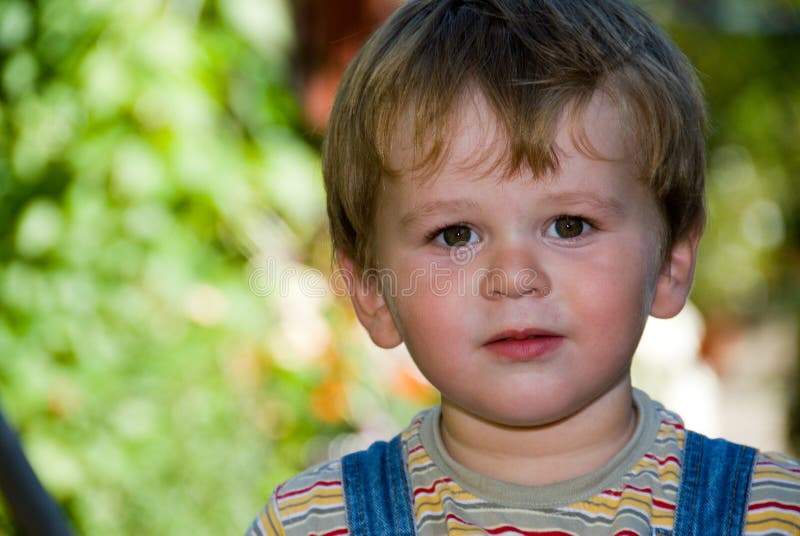 Little boy stock image. Image of alone, kindergarten, children - 1604639