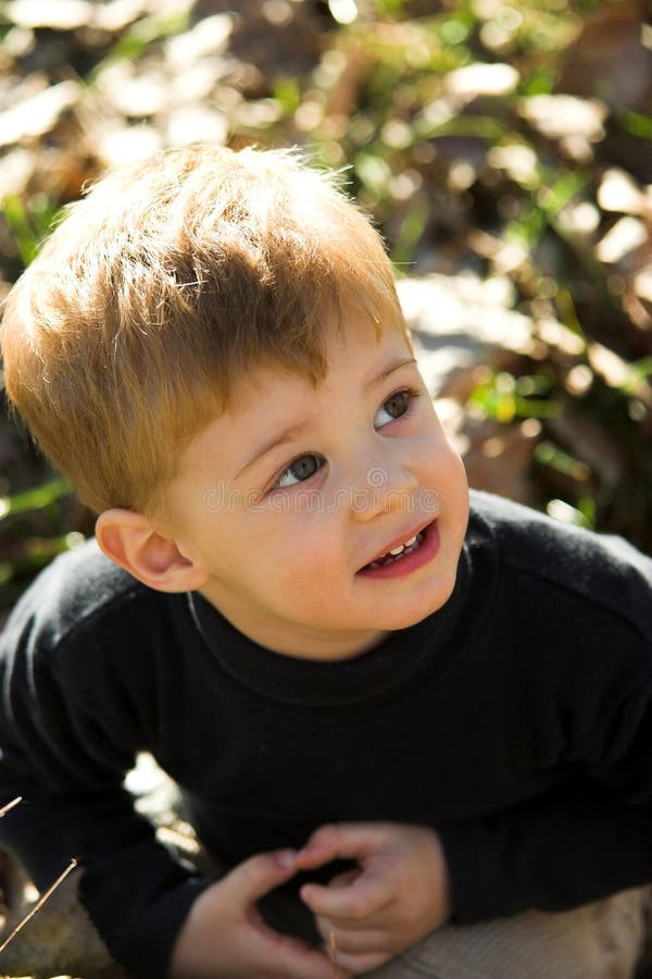 A little boy clapping stock image. Image of alone, nature - 1714003