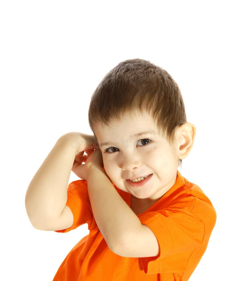 The little boy stock photo. Image of adorable, happy, laugh - 9455984