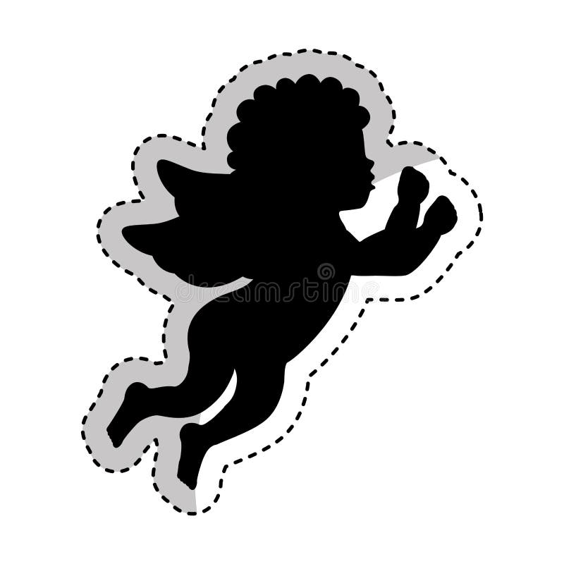 Little boy angel character stock vector. Illustration of angel - 86669634