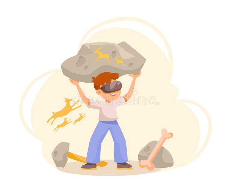 Lifting Boulder Stock Illustrations – 89 Lifting Boulder Stock ...