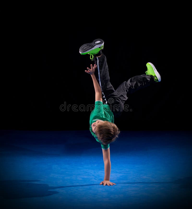 Little boy break dancer stock photo. Image of clothing - 57371760