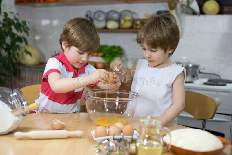 Big Brother Helping Little Girl Stock Photo - Image of lesson, copybook ...