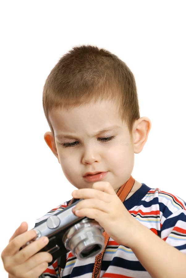 Child and camera stock photo. Image of people, little - 5168030