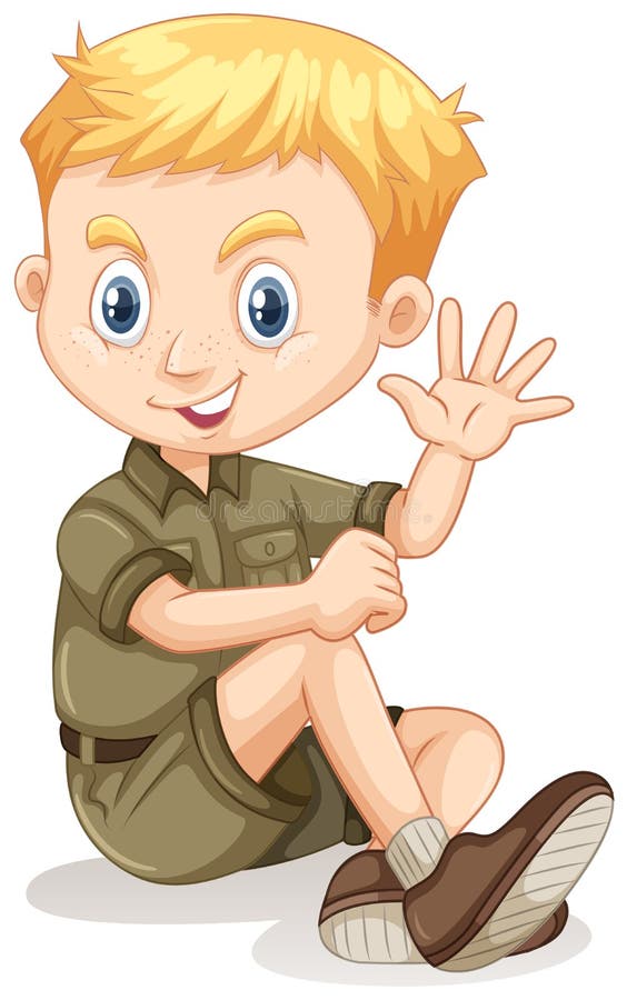 Scout Waving Stock Illustrations – 111 Scout Waving Stock Illustrations ...
