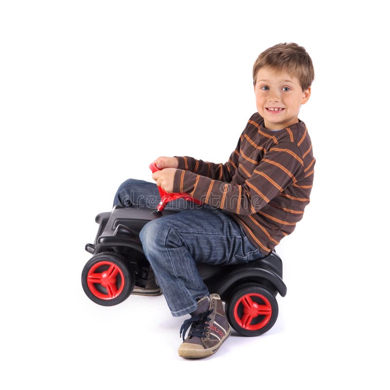 Little boy with car stock image. Image of male, facial - 21704715