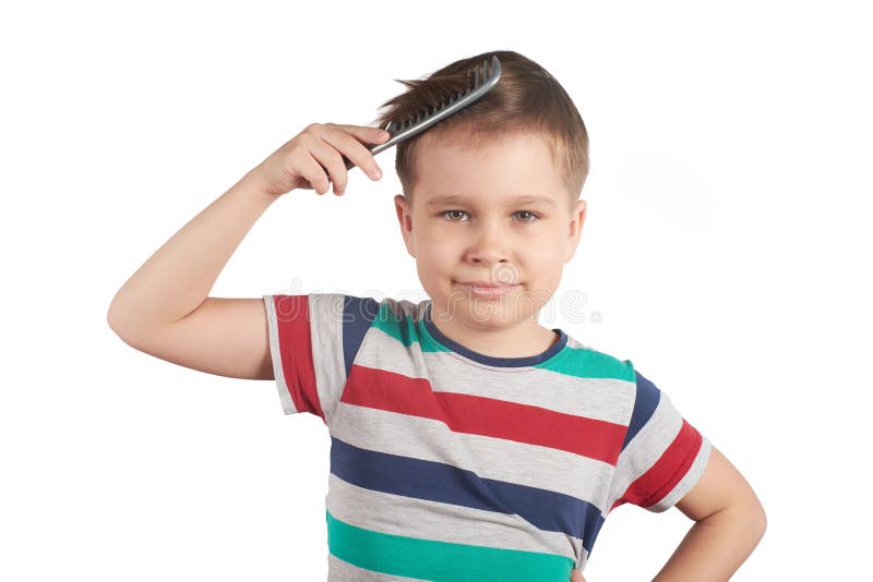 220 Young Boy Combing His Hair Stock Photos - Free & Royalty-Free Stock ...