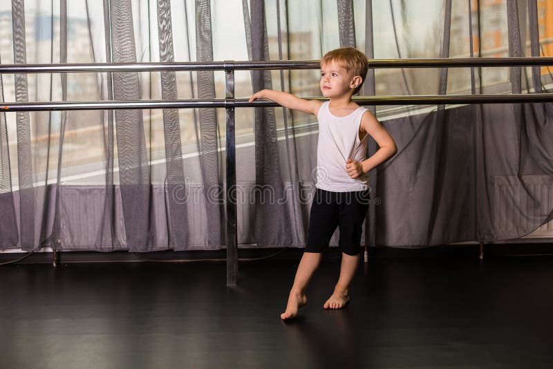 Little boy dancer stock photo. Image of skirt, flexibility - 89376118
