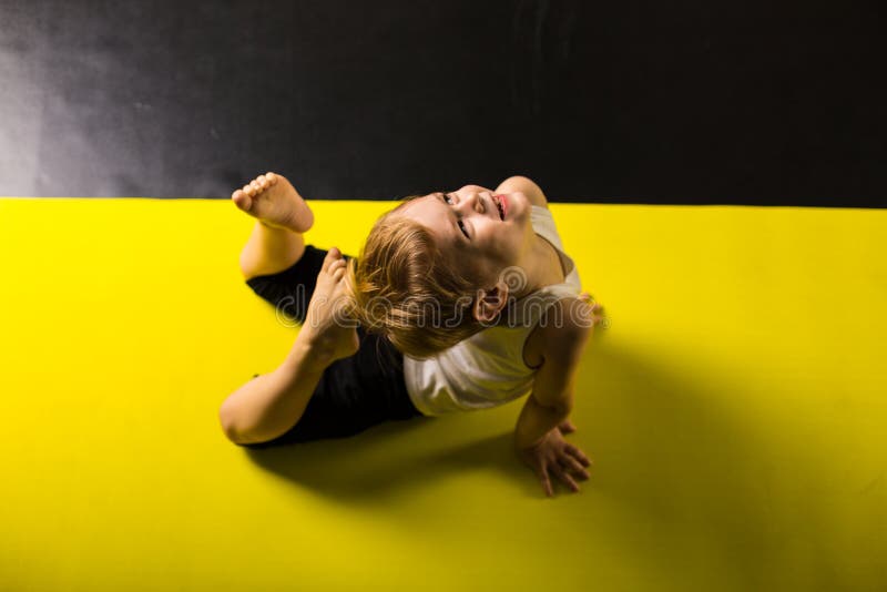 Little boy dancer stock image. Image of fitness, exercise - 89376359