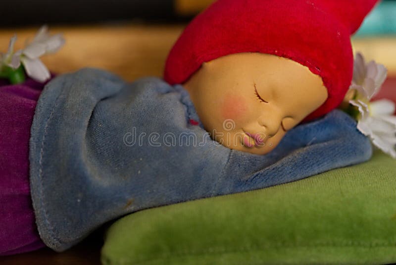 Boy doll sleeping stock image. Image of little, doll - 116573551