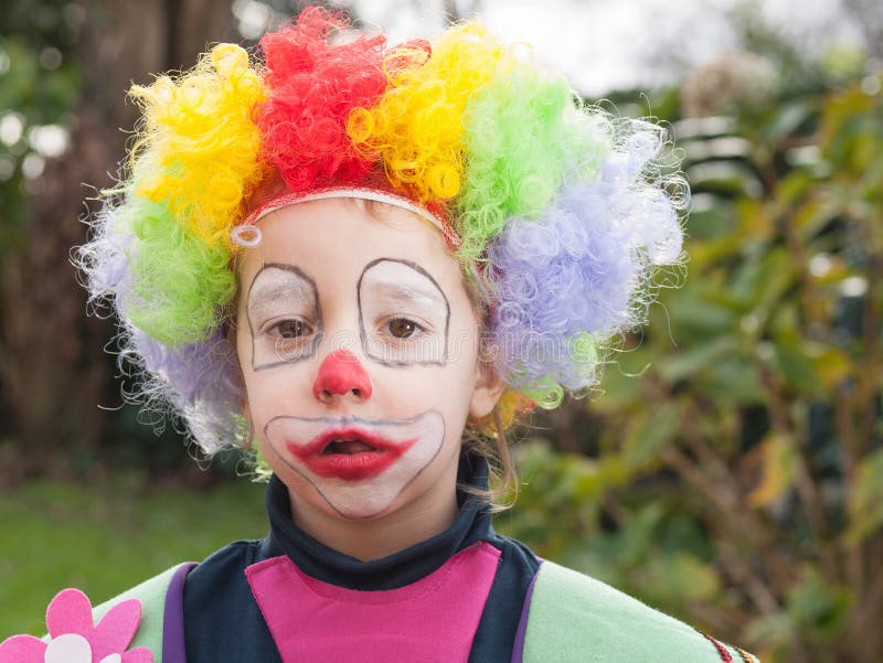 Little Boy Dressed As Clown Stock Photos - Free & Royalty-Free Stock ...