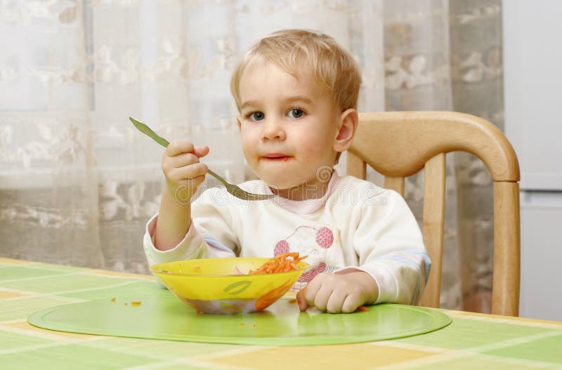 A Little Boy Eating Picture. Image: 3714549