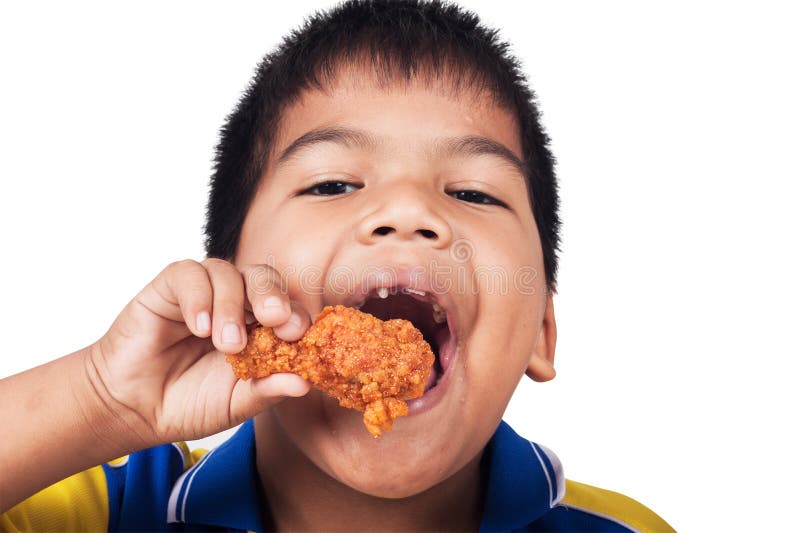 338 Boy Eating Fried Chicken Stock Photos - Free & Royalty-Free Stock ...