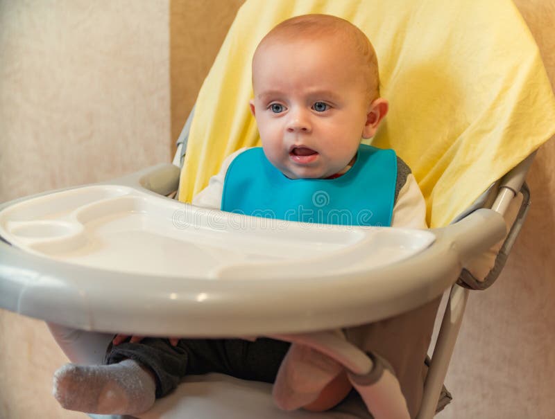 Little Boy Eating at the Table Stock Image - Image of healthy, adorable ...