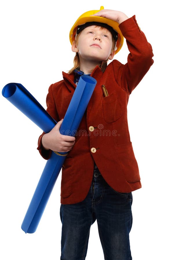 Little Boy Playing Engineer Role Stock Photos - Free & Royalty-Free ...