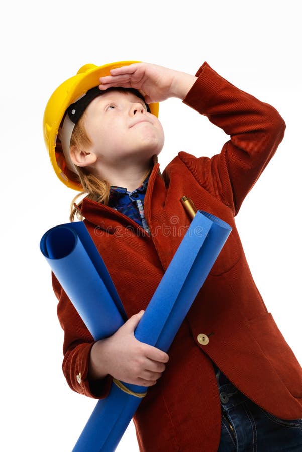 Little Boy Playing Engineer Role Stock Photos - Free & Royalty-Free ...