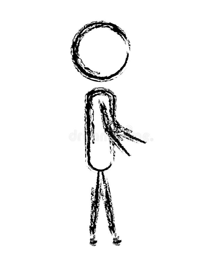 Little Boy Figure Silhouette Stock Vector - Illustration of pose, cute ...